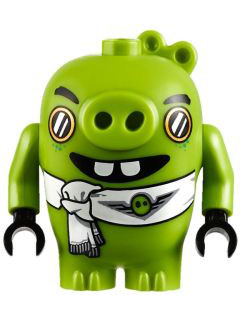 LEGO MINIFIG The Angry Birds Movie Pilot Pig ang004