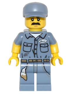 LEGO MINIFIG Minifigure Series Janitor col236