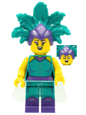 LEGO MINIFIG Minifigure Series Cabaret Singer col385