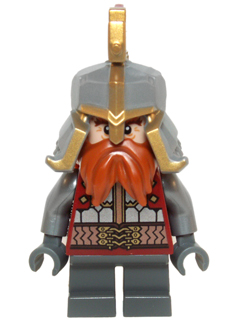 LEGO MINIFIG The Hobbit Dain Ironfoot lor107