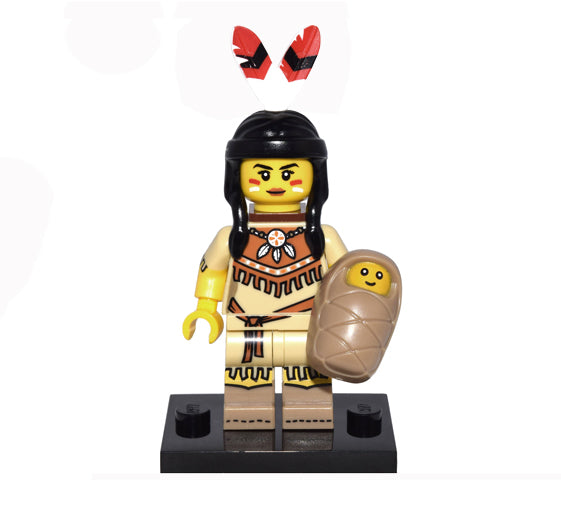 LEGO MINIFIG Tribal Woman, Series 15 col15-5